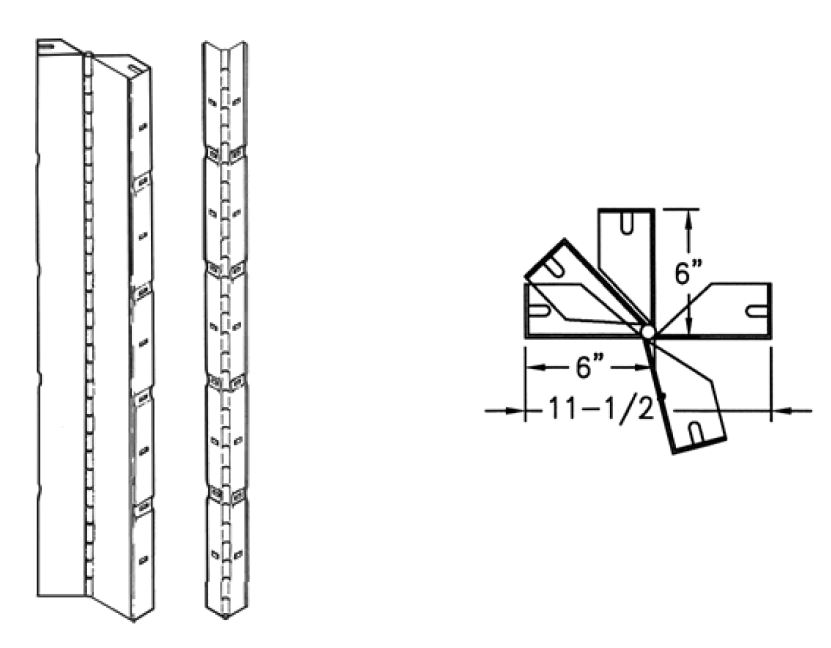 Hinged Corners by Universal Scaffolding Equipment
