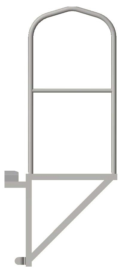 Frame Scaffolding | 20" Side Bracket w/ End Guard Panel | by Universal ...
